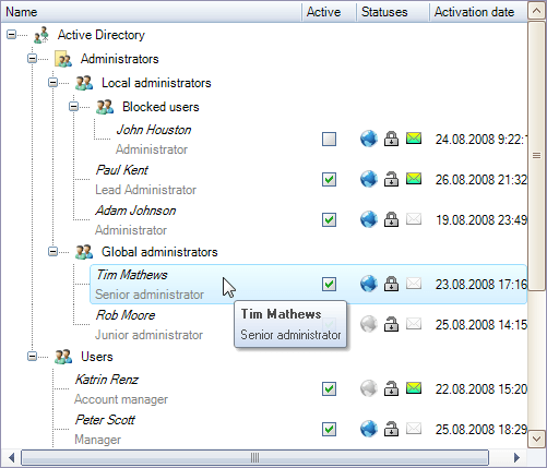 Screenshots - Flexible TreeView